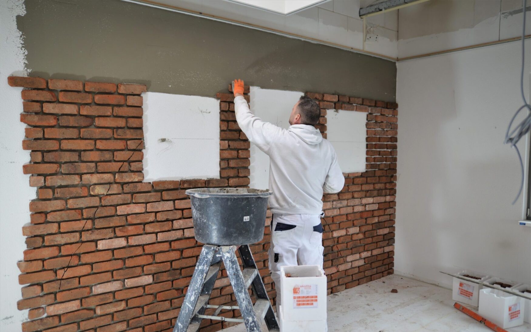 brick slips series - brick wall